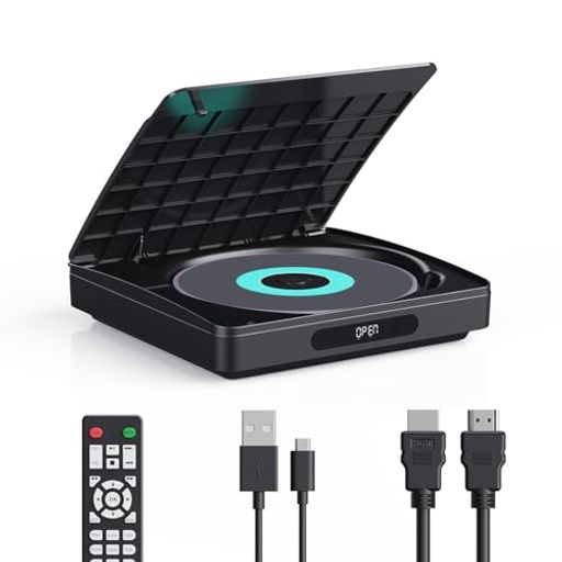 【HDMIケーブルで簡単接続】SurfolaDVDプレーヤーはHDMI出力に対応しており、付属のHDMIケーブルを使えば、お手持ちのHDMI対応ハイビジョンテレビやプロジェクターに簡単に接続できます。これにより、DVDの映像が鮮明で美しく再...