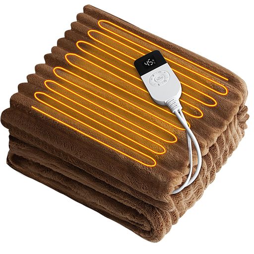 【フランネル素材電気毛布】電気毛布は二重、双面フランネルのデザインで、快眠を提供してくれる。暖かさやもこもこで、暖かさを逃せないしっかり保温する同時に、ふかふかで、抜群な断熱性で暖かさを布団の中にしっかり閉じ込める。更に弊社の電気ひざ掛けは...