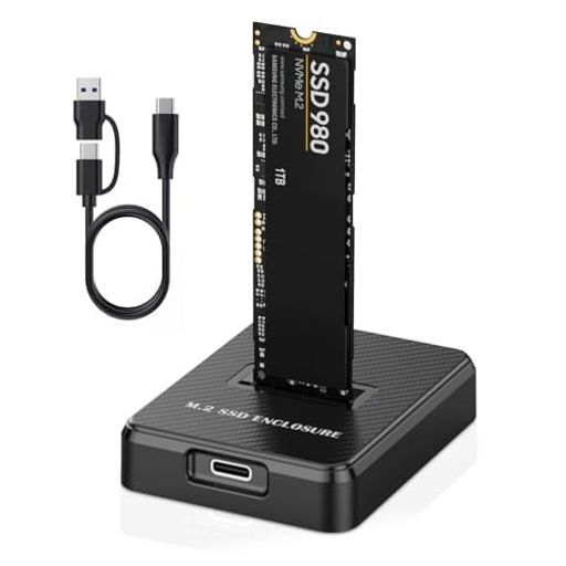 【NVMe/SATA 両対応 &amp; 幅広いサイズ対応】 M.2 SSD 外付けケースは、PCIe NVMe(M キー)と M.2 SATA(B+M キー)SSD の両方に対応し、2230/2242/2260/2280mm 全サイズの ...