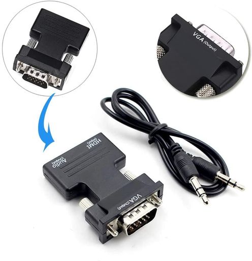 ✅【HDMIからVGAに変換】本製品はHDMIからVGAへの信号変換アダプターです。VGAからHDMIへの変換にはご使用できません。 ✅【最大1080pの高解像度】フルHDビデオ解像度を最大1080p(1920x1080@60Hz)までサポ...