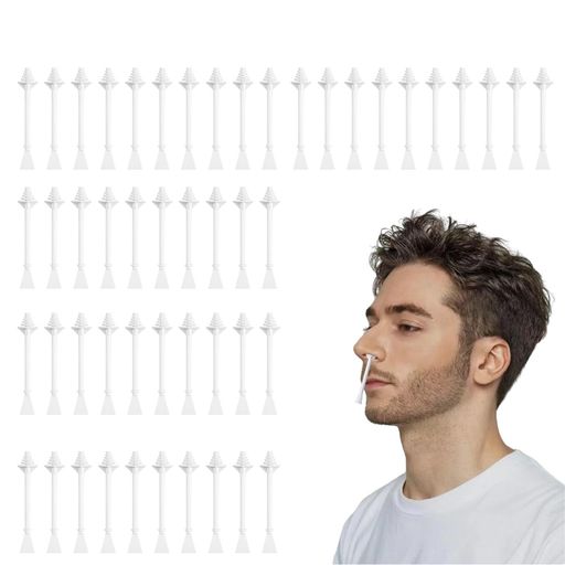 【セット内容】鼻毛ワックス脱毛用スティック50本入り。サイズ:1.5*7.6cm。 【素材】高品質のPPプラスチックで作られており、無毒で表面は滑らかで毛じらみがありません安心して使用できます。 【3つの効率的な機能】らせん形状の先端スパイ...