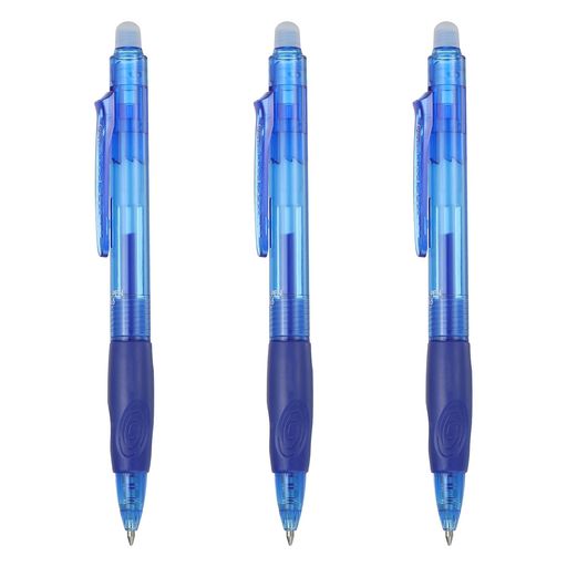仕様:材質:プラスチック;インク色:ブルー;ペン長さ:14.8cm/5.8インチ;ペン先径:0.5mm;内容量:消えるジェルペン3本 特徴:ノック式の消えるペンは発色が良く、付属の消しゴムで簡単に消せる特殊ジェルインクを使用しています。アイ...