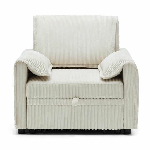 【サイズ】ソファスタイル:横幅90.5cmx奥行き80.5cmx高さ84.5cmリクライニングチェアスタイル:横幅90.5cmx奥行き111.5cmx高さ84.5cmソファーベッドスタイル:横幅90.5cmx奥行き173.5cmx高52cm...