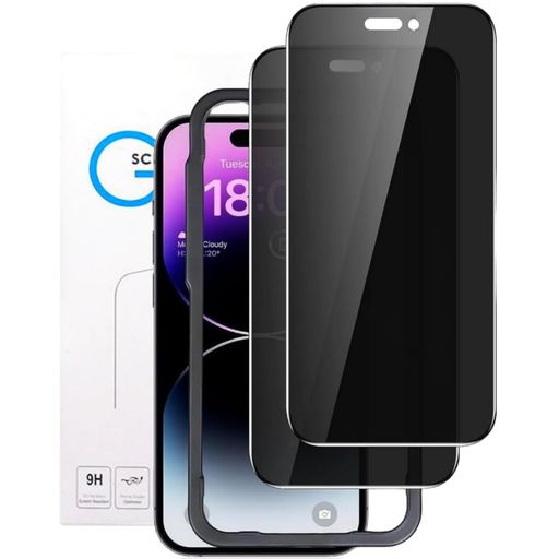 【対応機種】NIUZHAI用のiPhone15Pro6.1インチ専用柔軟性と強度を兼ね揃えたiPhone15Pro新世代の高品質ガラスフィルム(より割れないより浮かない角割れしない)。 【360°覗き見防止改良型】360度の全方位から覗き見...