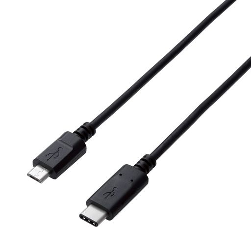 コネクタ形状:USB Type-Cオス - USB2.0 micro-Bオス 対応機種:USB Type-C端子搭載のパソコン及びUSB2.0 micro-B端子搭載のパソコン周辺機器 ケーブル長:1.0m ※コネクタ含む 規格:USB2....