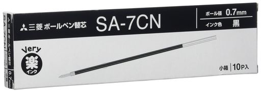 軸径3.0x全長121.0mm 楽ノックボールペンの純正替芯。ボール径0.7mmで楽ノック以外でも互換性があります。 なめらかな書き味が特長の「VERY楽インク」採用の楽ラクシリーズ 油性ボールペン替芯 ボール径0.7mm 軸径3.0mmx...