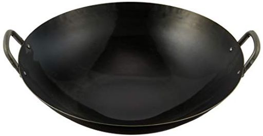 炒め物 外寸 :H90mm・内寸 :33cm 重量:1110g 材質:鉄