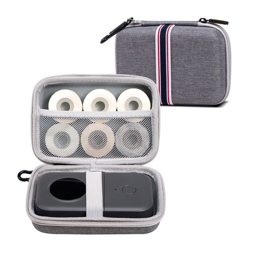[専用保護収納ケース]-Phomemo D30/T02/M110/M02ラベルライターにぴったりフィット。 また、MakeID/Niimbot/Jadens D110/Nelko P21ミニラベルプリンターとも互換性があります。 [収納袋サ...