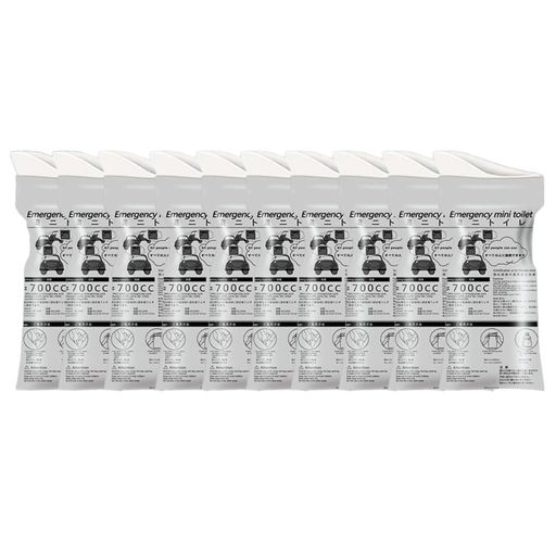 【エコフレンドリー】使い捨てトイレは高品質な非透過性素材で作られています。シーリングファスナーは、トイレを逆にしても液体がしっかりとロックされ密閉されるように設計されています。緊急用トイレは優れた漏れ防止機能を持ち、臭いの発生も防ぎます。 ...