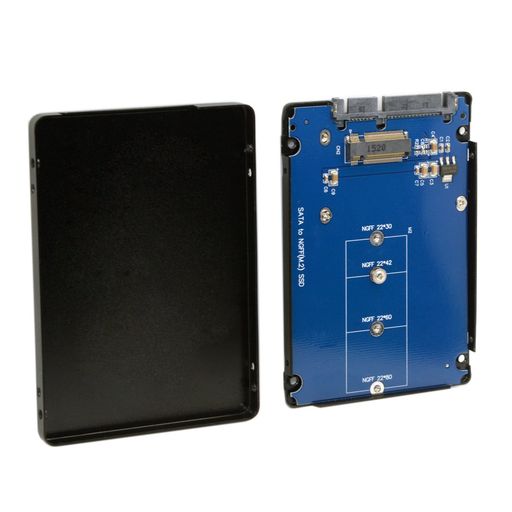 2.5「SATAアダプタにソケット2BキーM.2NGFFSSD(SATA転送モード) スピードは、他のプロパティを変更しない、インターフェイスが表示されないだけで、フォームの変換です。 22x22分の30x42ミリメートル/22x22分の6...