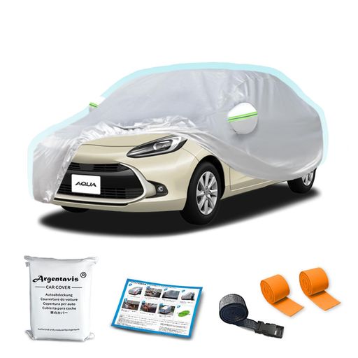【専用車カスタム取付収納簡単】:トヨタアクアアクアGRsport用に特別にカスタマイズされた車カバー、アクアに適しており。カーカバーサイズは4.2X1.75X1.5Mメートルです。(アクアと同サイズの自動車も使用可能です。ご購入前に計測して...