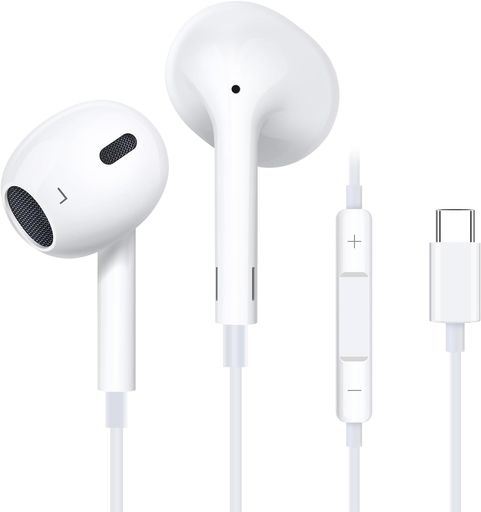 エンターテインメントゲーミングトラベルビジネスフィットネス学校職業睡眠 新版Type-Cイヤホン:ワイヤレスイヤホンより音質や遅延の点で有線イヤホンの方が優れています。より究極のオーディオ、ビデオ、ゲーム体験を追求したいなら、この有線イヤホ...