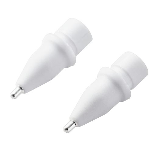 Apple Pencilの交換ペン先です。Apple Pencil (第1世代)、(第2世代)、(USB-C)に使用可能です。 ペン先は約1mmの極細なので描画部分が見えやすく、文字や絵などの細かい描写に適しています。 ペン先は、耐久性に優...