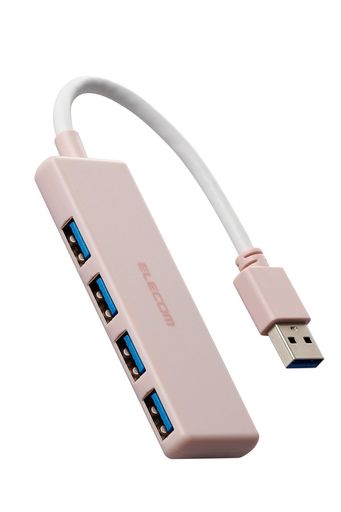 USB-Aポートを増やしてデスクまわりをすっきり。4つのUSB-Aポートを搭載した、USB-A接続のUSBハブです。USB 5Gbps(USB3.2(Gen1))で高速データ転送が可能です。機能を絞った薄型設計で、持ち運びにも便利です。 ※...