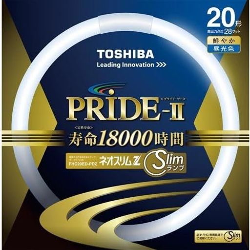定格寿命18000時間の環形高周波点灯専用形蛍光ランプです。 即時に点灯し、高周波(約45~50KHz)点灯のため、ちらつきがなく高効率です。 特定の高周波点灯専用形器具でのみ点灯できるランプです。 晴れた日のさわやかな陽射しのような光です。