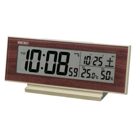 付属品:電池(単2マンガンx2個) 電波修正機能(40kHz/60kHz自動選局・受信OFF機能つき)、ダンダントーンアラーム、アラームオートストップ機能(約5分間) スヌーズつき、アラームモニター機能、常時点灯(アラームセットで点灯)、ラ...