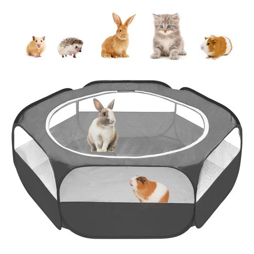 商品改良:ハムスターがネットの穴から逃げるのを防ぐため、サイドネットをテキスタイルに変更し、トップは覆っていないので、ペットとのインタラクが簡単です。 適応動物:ハムスター、チンチラ、ハリネズミ、モルモット、ウサギ、子猫など小動物向けます ...
