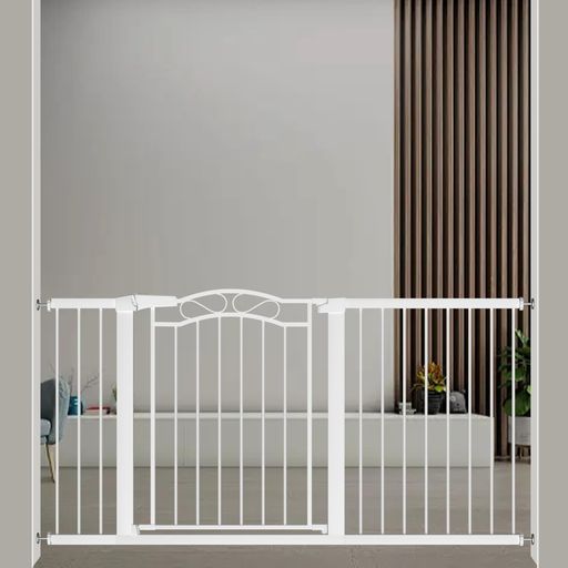 【取り付け簡単】ベビーゲートは突っ張り式と壁に穴あけ式の2つ設置方法があります。1突っ張り式壁などに穴を開ける必要はなく、ナットを回すだけで簡単に取付/取外し可能。賃貸でも取り付け可能です。2壁に穴あけ式安全のため、本品を階段の階上付近や縁...