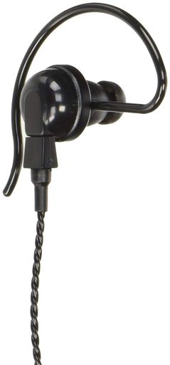 耳掛け型イヤホン黒(ロングケーブル)