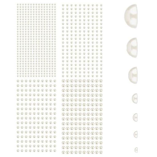 【セット内容】パールステッカー(3mm*450+4mm*200+5mm*160+6mm*160) 【高級感あふれるパールステッカー】パールシールは、本物のような光沢と質感で、髪飾りやピアスシールに高級感をプラス。 【簡単貼り付けでおしゃれア...