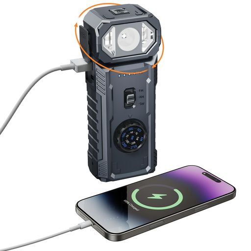 【多機能防災ラジオで緊急時にも安心】多機能防災ラジオはAM(522-1656KHz)、FM(76-108MHz)、SW(2.3-22MHz)の3バンド受信に対応した高感度ラジオです。災害時に確実に情報をキャッチできる多機能防災ラジオとして、...