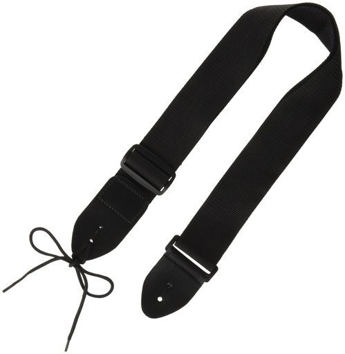 一般的なギターやベースに使用可能な汎用ストラップ ナイロン製 幅:5cm 長さ:120cm~145cm カラー : ブラック