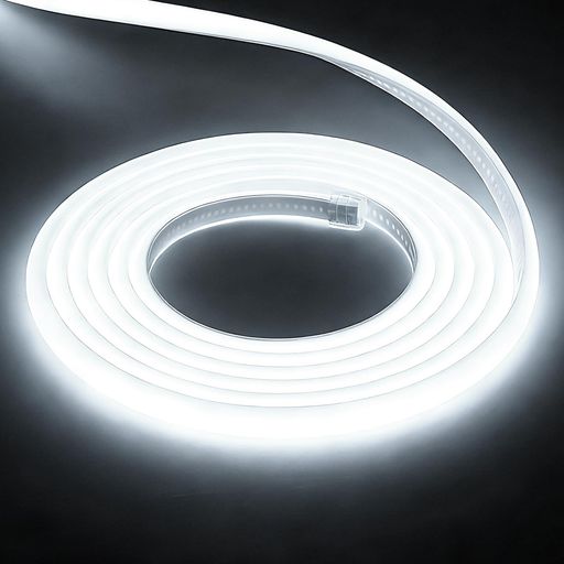 【新開発&amp;半円形デザイン】新しく開発された半円形デザインのLEDチューブライトは、180°の広範囲照射を実現。従来品よりも光の透過率が高く、より明るく均一な発光を実現します。環境に配慮した安全素材を採用しており、間接照明・ネオンライ...