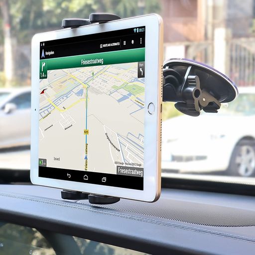 【幅広い互換性】 このタブレットとスマホ両用ホルダーは伸縮幅サイズが12〜25cmで、 すべての4〜13インチのデバイスに適合します。対応タブレット:iPad Pro 9.7 / 10.5 / 11 /12.9 インチ、iPad Air 2...