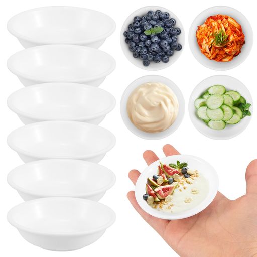 醤油、酢、ミニソース、スパイス、ディップ、前菜、小分け容器、調理用、キャンプ、バーベキュー、食器 【丈夫で割れにくい】:プラスチック製のため、ガラスや磁器の小皿に比べて割れにくく、子どもが使っても大丈夫です。軽量で持ち運びも簡単で、外出先や...