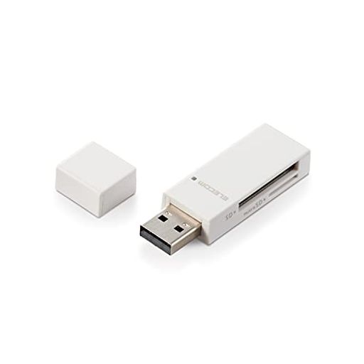 ミニマムサイズで持ち運びに適しています。ケーブルレスの直挿しタイプで、そのままパソコンに接続できるスティックタイプのカードリーダーです。 33種類のメディアを読み書きでき、アダプタを使用すればさらに5種類のメディアを読み書き可能です。 スマ...