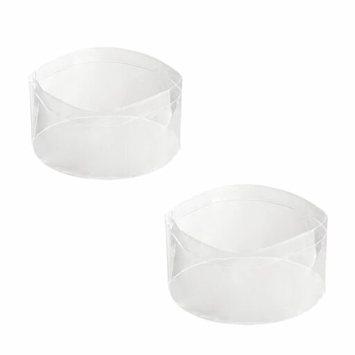 【商品仕様】サイズ:約25x14cm、折りたたみ洗面器*2個、カラー:透明ホワイト、重量:約100g。 【高品質材質】高品質のPVC素材で作られています、優れた耐久性を備えてい、防水性、防塵性があり、何度折りたたんでも広げても変形が生じず、...
