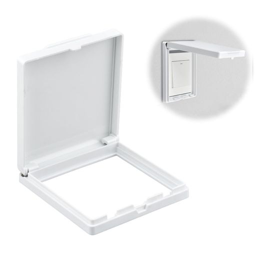 【高品質素材】ソケット防水カバーは高品質ABS材を使用し、防水・防塵・感電防止機能を備え、電気製品の安全と長寿命を確保します。 【90度開口設計】プラグの抜き差しが簡単で、ユニークな防水設計により湿気やホコリを効果的に遮断し、ソケットを清潔...