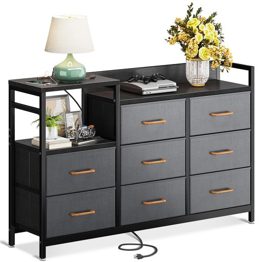 【大容量の3段8杯収納】コンパクトサイズでクローゼットにもぴったり収まります。一人暮らしでもご家族用にも適しています。衣類、タオル、ブランケット、靴下などのアクセサリーを収納したり、ランプ、目覚まし時計、花瓶などの小さな装飾品を木製テーブル...