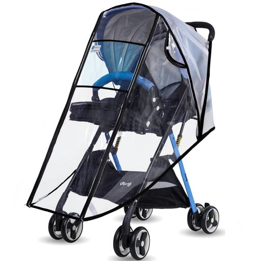 このベビーカーレインカバーはほぼ全てのA型、B型の背面式ベビーカーに装着可能なサイズになっています。 クリアタイプ透明なEVA素材を使用し、耐久性、柔軟性、弾力性、耐水性に優れております。どの位置からでも子どもの様子を確認しやすい、子どもか...