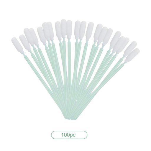 プリンタ、コンピュータ、光学機器のカメラレンズ、およびすべてのソルベントプリントヘッドを清掃するための高品質フォームクリーナースワブ帯電防止フォームスワブ 有機汚染物質を含まない圧縮された100ppiZの連続気泡ポリウレタンフォームから構成...