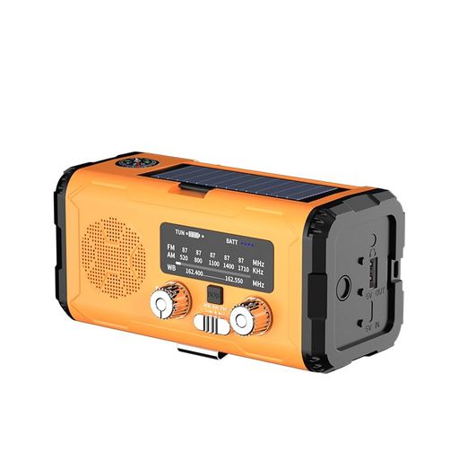 【FM/AMラジオ高感度受信】Au-B3携帯ラジオは、AM/FM/WBラジオ(FM:87~108MHz、AM:520~1710KHz、WB:162.400~162.550MHz)に合わせることが出来ます。台風・地震・津波...停電時でも確実...