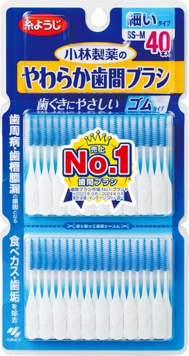 内容量:40本 商品サイズ(幅X奥行X高さ):88x7x175mm ブラント名:糸ようじ メーカー名:小林製薬 商品の重量:10g