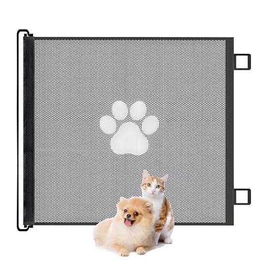 【片手操作】:伸縮の安全ゲートで、大人には簡単に操作できますが、子供やペットには非常に難しいです。非常に簡単な操作で、フェンスを開けて、反対側のテープをかけるだけです 【簡単にインストールできます】:穴を開ける必要もなく、いくつかのテープで...