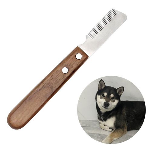 【無垢材ハンドル】高品質の素材で作られており、耐久性があり、長持ちします。あなたとあなたのペットの両方が満足するように絶妙な技量。金属製の刃は、複数のプロセスを経て作られた、テリア犬を摘むために設計された無垢材のハンドルと一致しています。 ...