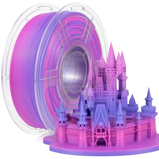 【魅惑的なレインボーグラデーション】IEMAIドリームスケープパステルレインボーPLAフィラメントは、スプールごとに見事なマルチカラーシフトを提供し、印刷時に息を呑むようなグラデーションを作り出します。芸術的なプロジェクトに最適で、鮮やかな...