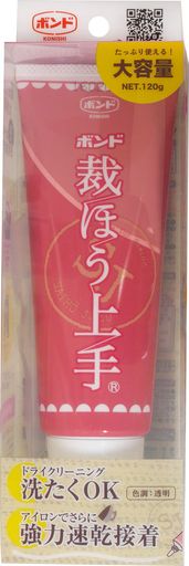 布 品番:#05626 サイズ:120g 色調:透明 種類:水性形接着剤 成分:シリル化ウレタン樹脂35%、水65%