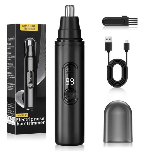 【多機能設計&amp;デュアル刃設計で鼻の毛をスパっとカット】鼻毛だけでなく、耳毛のケアに使えるのもうれしいポイント。外出先で気になった時に簡単に身だしなみが整えられます。この鼻毛カッターは、高精度に設計された双刃刀片は、髪や毛を引っ張るこ...