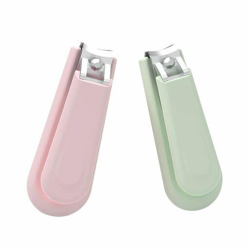 ◆セット内容:ベビー爪切り(2個入り)、色:ミントグリーン、ライトパウダー、サイズ:5.6cmx2cmx1.5cm。 ◆材質:良質なステンレスペンチと安全係数の高いabsハンドルを採用し、美しく簡潔で健康で、耐摩耗性があり、退色しにくい。 ...