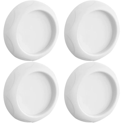 【商品仕様】セット内容:4個入り。サイズ:外径約6cm、内径約4cm、厚さ1.5cm。 【材質】シリコン(安全で非毒性)。 【安定性】ウォールセーバーの壁側部分は滑り止め加工が施されており、強力な吸着力を持っています。また、柔軟性にも優れ、...