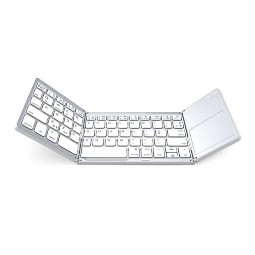 【軽量でポータブル】独特の三つ折り設計で、展開厚さは1 cm未満で、小さく精巧で、ポケットやバッグに簡単に入れて、いつでもどこでも効率的な入力をオンにする。 【超長航続性能】内蔵140 mAhバッテリーは90時間の連続使用、90日間の超長待...