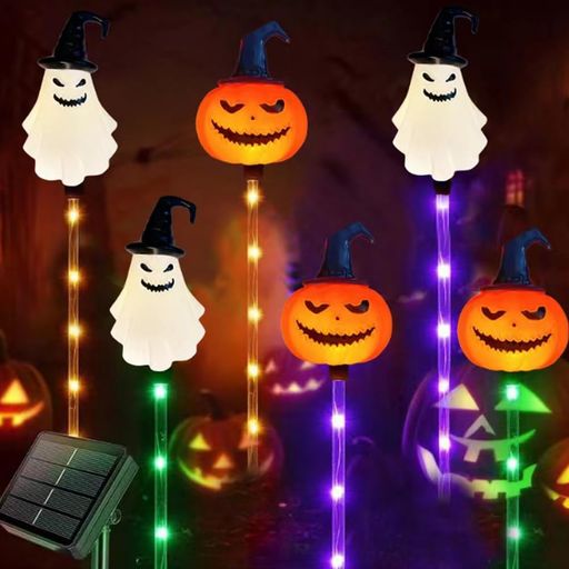 【 ハロウィン ゴースト 飾りライト】 ハロウィン ゴースト 飾り 光る ! このゴーストイトは5個セット、長さ3.2m、ソーラー充電式のLEDストリングライトです。 【IP44防水と耐久性】ハロウィンソーラーゴーストライト、強く耐久性のあ...