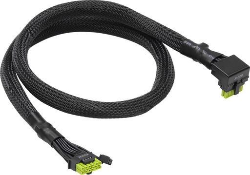 L型(90°)12V-2x6コネクタ採用 右向き矢印 ケース内での配線性を大幅に改善し、大型GPUや狭小ケースにも対応。 最大600W出力に対応 右向き矢印 ハイエンドGPUを安定動作させる十分な電力供給を実現。 ATX 3.1 / PCI...
