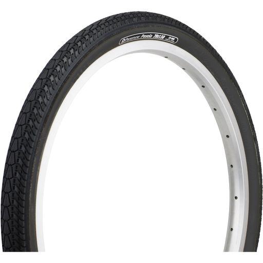 サイズ:18x1.50 (37-355) 重量:400g 用途: 街乗り / 通勤 / 通学 ビード:スチールワイヤー サイドがゴムで補強されたオールブラックモデル