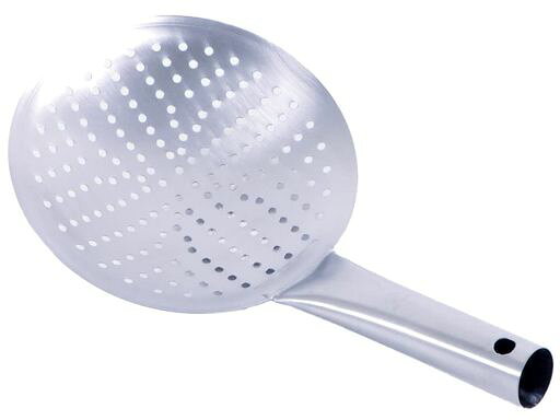 規格:21cm 外径x深さx柄長:φ210x40x145mm 材質:18-0ステンレス