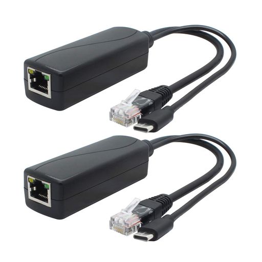 出力:5VDC電源出力(最大5V2.4A12W、USBTypeCプラグ)、10/100/1000Mbpsイーサネットデータ 入力:PoeスイッチまたはPoeインジェクタからのIEEE802.3af(DC44-56V) プラグアンドプレイ:設...